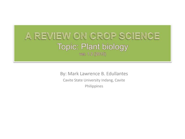 Plants 3rd grade | PPTX