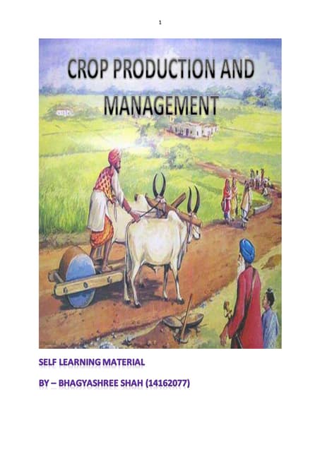 Class 8 science chapter 1 Crop Production and Management | PPT