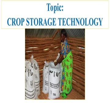 Biology M3 Food Storage in flowering plants | PPTX