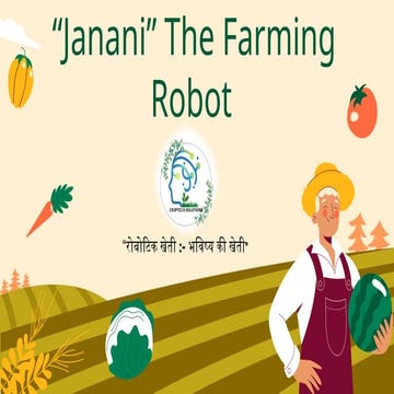 croptech solutions : a business model , agricultural robot | PPTX