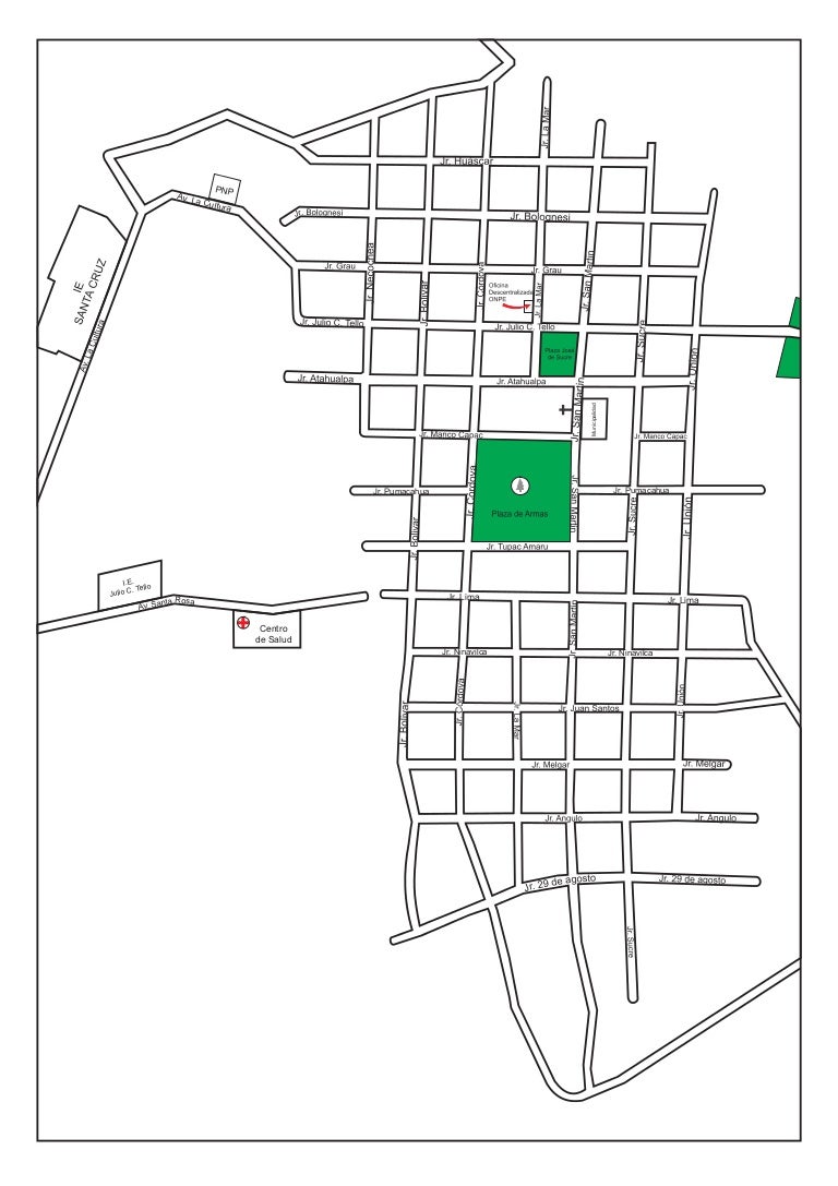 Croquis del Distrito huarochiri