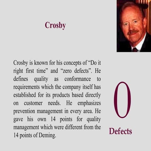 Crosby quality guru | PPT