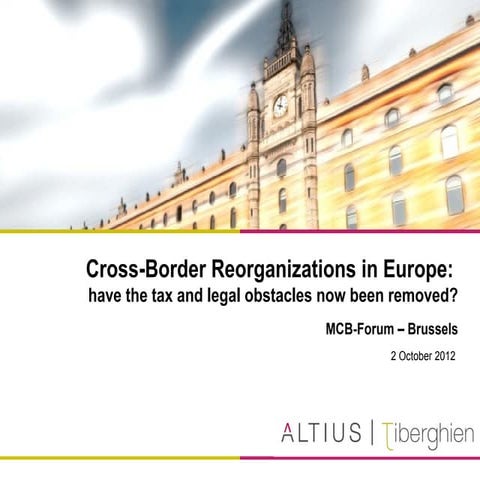Cross Border Mergers | PPTX