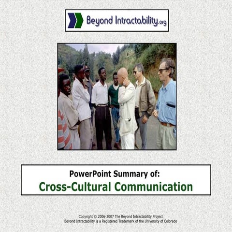 Cross cultural-communication | PPT