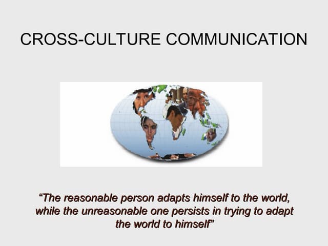 Cross-Cultural Communication | PPT