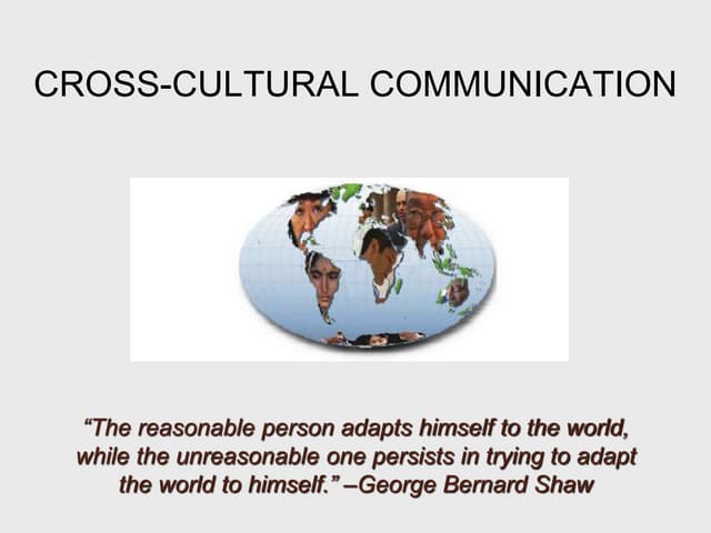 Cross-Cultural Communication | PPT