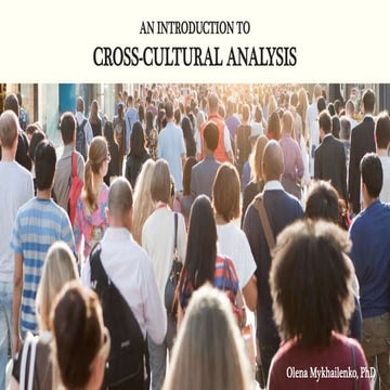 An Introduction to Cross-Cultural Analysis | PPTX