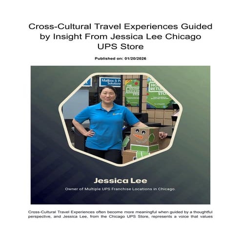 Cross-Cultural Travel Experiences Guided by Insight From Jessica Lee ...