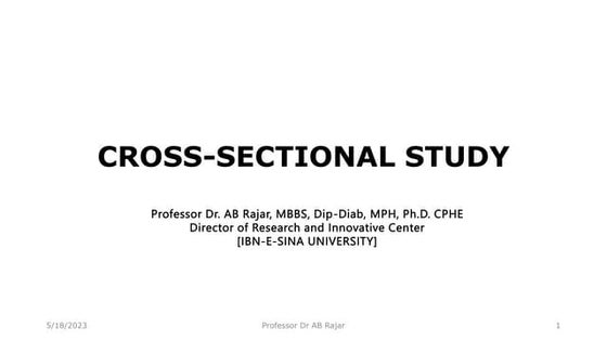 Strobe checklist v4_cross-sectional | PDF