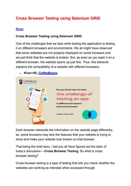 Executing Parallel Test Sessions With Testng And Selenium Webdriver Pdf 5381