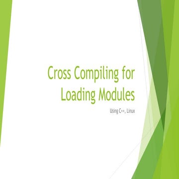 Cross compiling | PPTX
