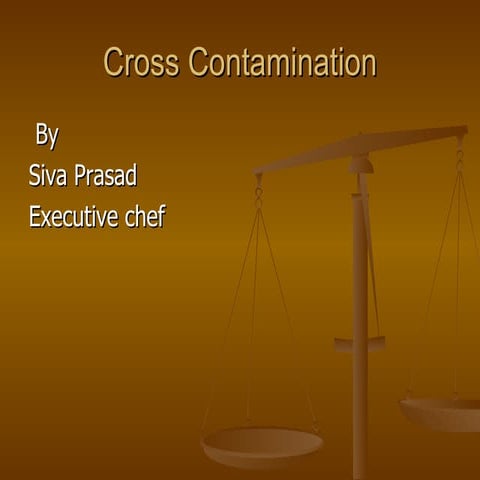 Cross Contamination | PPT