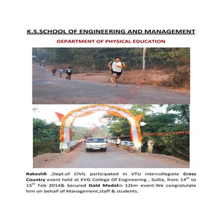 Cross country 2014 Gold Medal Achiever | PDF