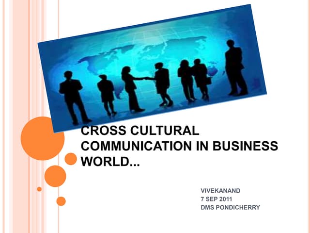 Cultural barriers to communication | PPTX