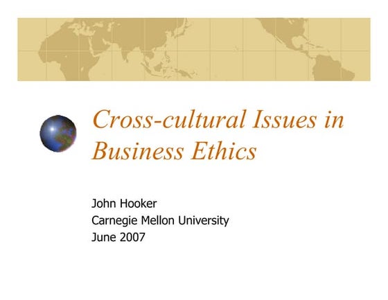 Ethical issues in business | PPTX