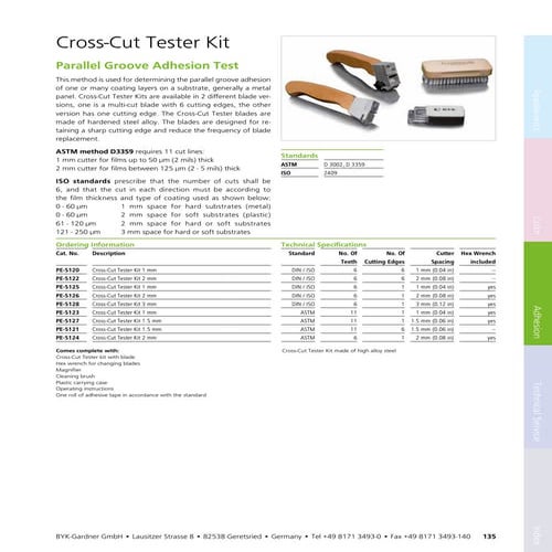 Cross cut Test in painting Inspection | PDF