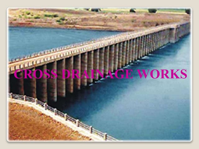 Cross drainage work | PDF