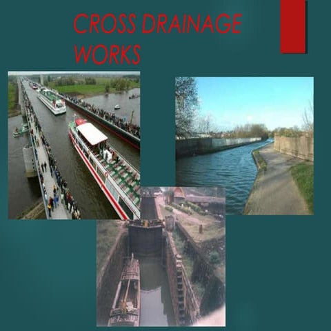 Cross drainage works irrigation engineering | PPT
