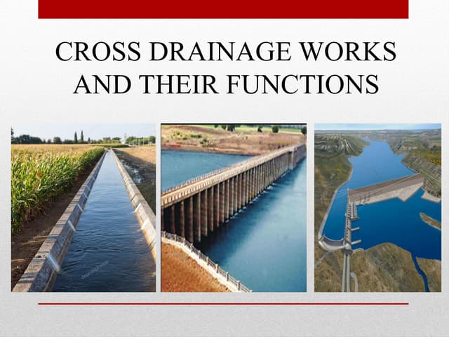 Cross drainage work | PDF
