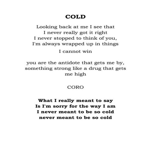Crossfade cold | PDF