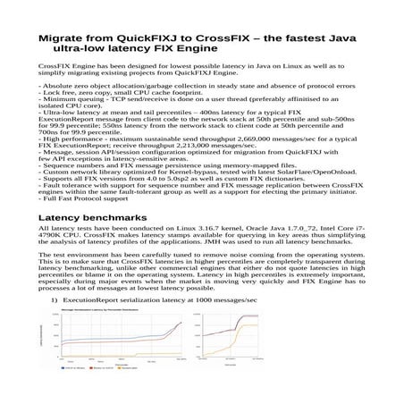 CrossFIX and CrossFAST 1.2 | PDF