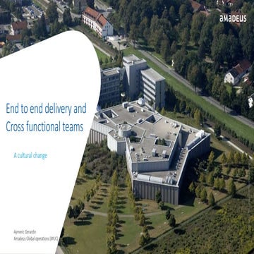 Amadeus Global Operation Cross-functional team | PPT