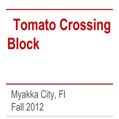 Crossing block ppt fall 2012 | PPTX