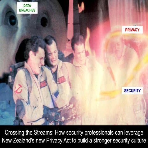 Crossing the streams: How security professionals can leverage the NZ ...