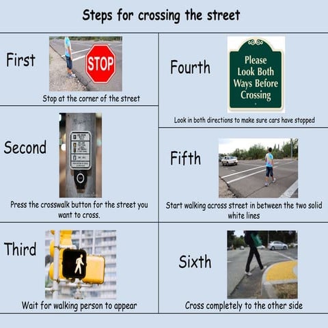 Crossing the street | PPTX | Auto Safety | Automotive