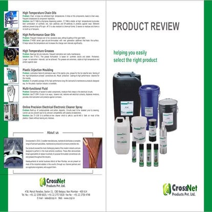CrossNet Products Pvt. Ltd., Navi Mumbai, Industrial Aerosals | PDF