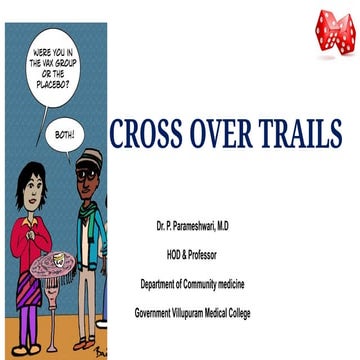 CROSS OVER TRIAL -RANDAMISED CONTROL TRAIL | PPTX