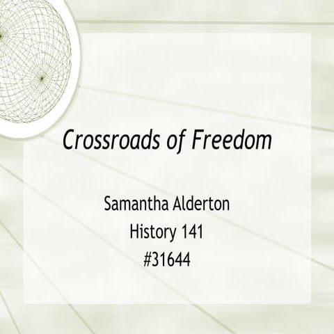 Crossroads | PPT