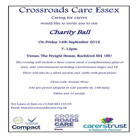 Crossroads charity ball poster | PDF