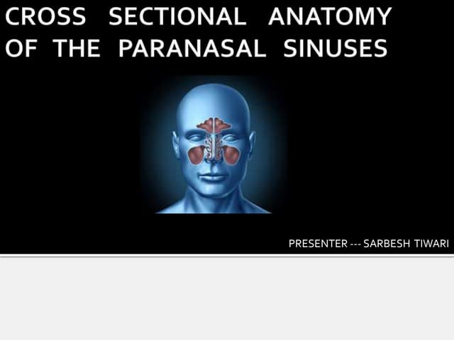 All about uncinate process of nose and paranasal sinuses | PPTX