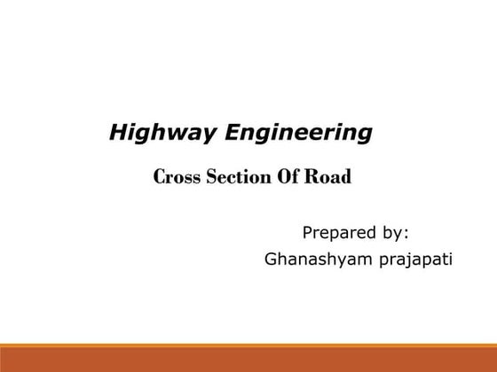 Typical road structure cross section details | PPT