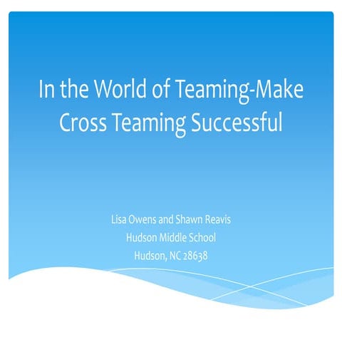 Cross Teaming | PPT