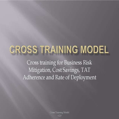 Cross Training Model - The School of Improvement | PPTX
