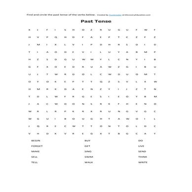 Word search verbs | PDF