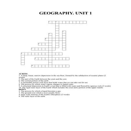 Crossword geography | DOC