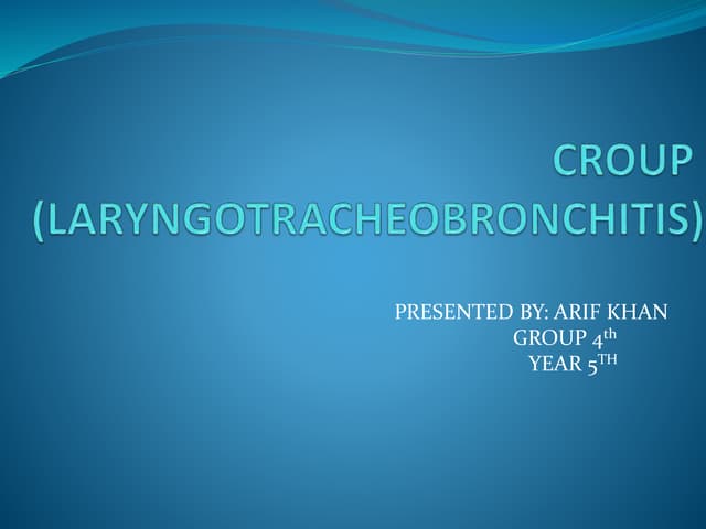 Bacterial Tracheitis Dr Herow.pptx document | PPTX