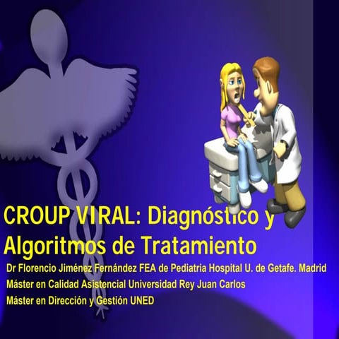 CRUP: Laringitis Pediatría | PPTX