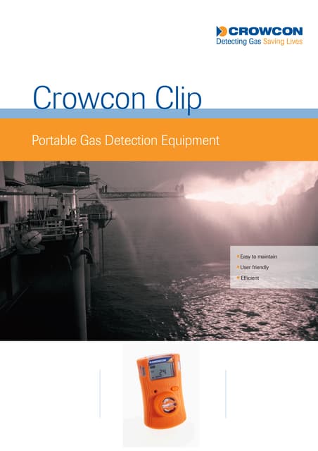 Crowcon Gas-Pro Portable Gas Detector | PDF | Chemistry | Science