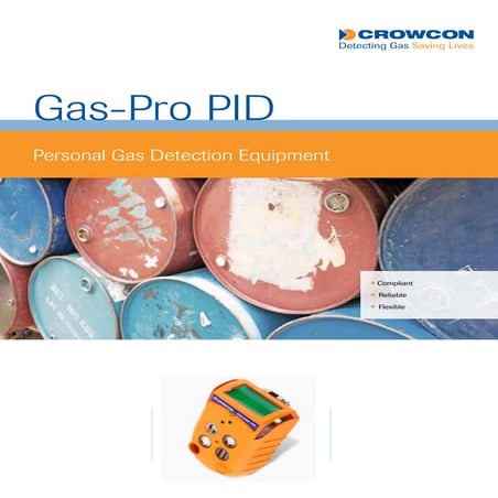 Crowcon Gas-Pro PID Portable Gas Detector | PDF