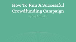 5 questions to ask yourself before crowdfunding | PPT