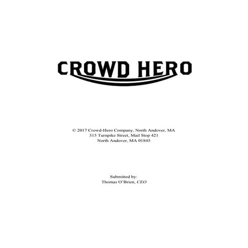 Crowd Hero Presentation | PDF