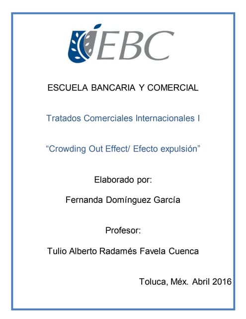 Understanding Crowding Out | PDF