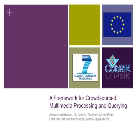 The CrowdSearch framework | PPT