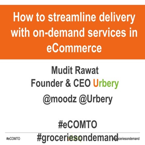 Crowdsourced delivery msr e com to | PPTX
