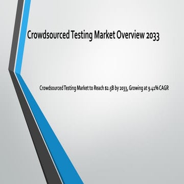 Crowdsourced Testing Market Overview 2023-2033.pdf