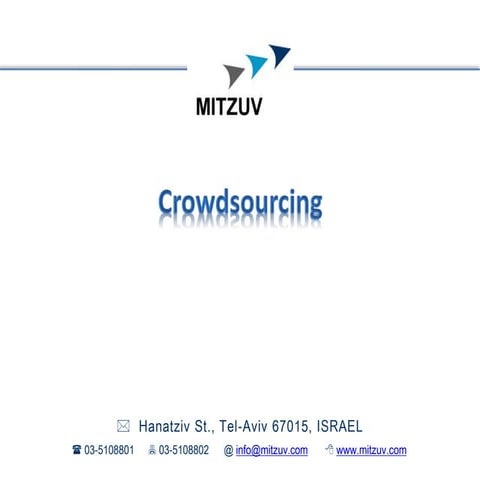 Crowdsourcing | PPT